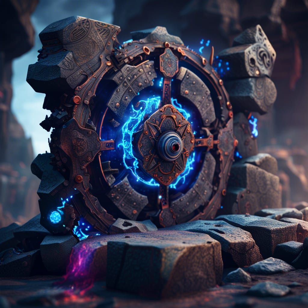 Ancient technology used for cutting stones - AI Generated Artwork ...