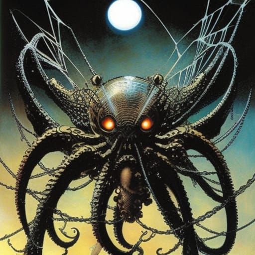 Spider octopus; Ciruelo Cabral; Luis Royo; Simon Bisley; Ted McKeever ...