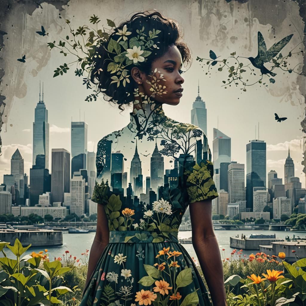 Urban Flora - AI Generated Artwork - NightCafe Creator