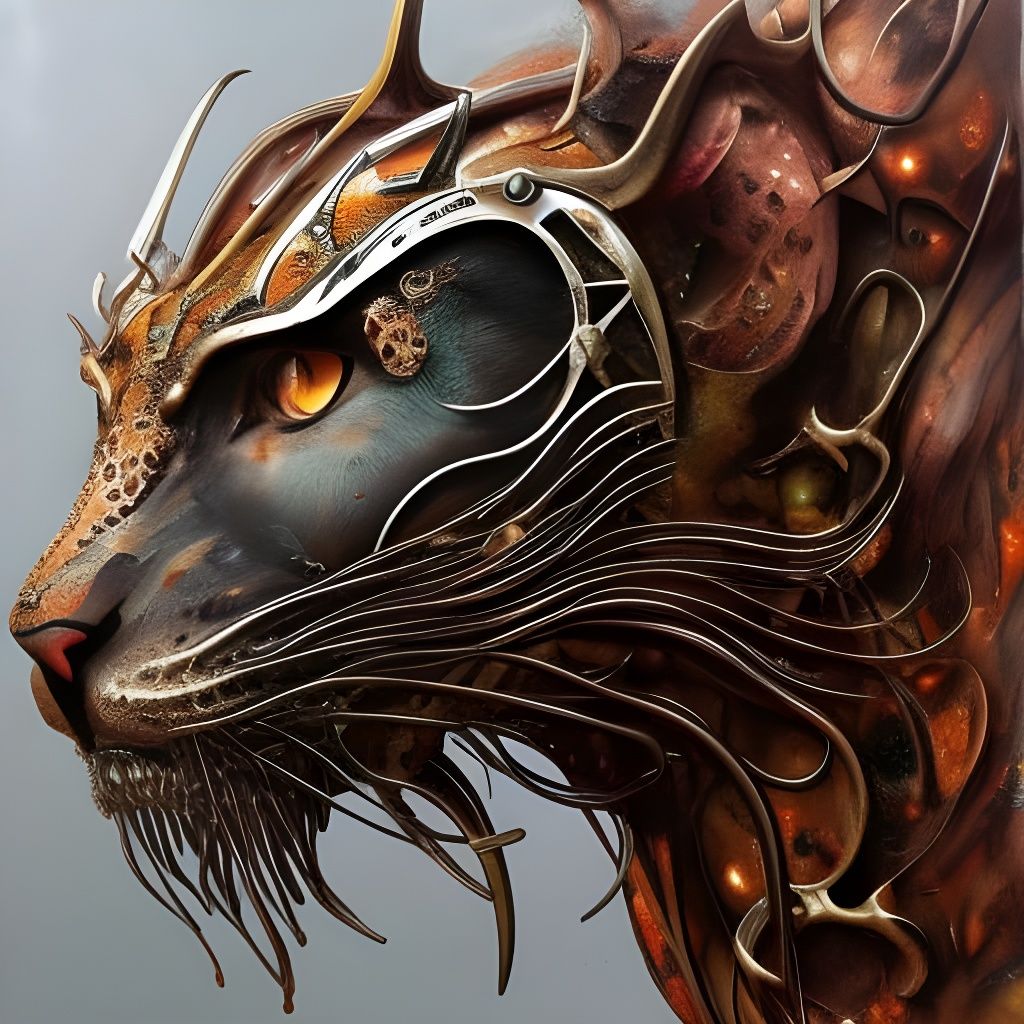 Mechanical Animal 12 - AI Generated Artwork - NightCafe Creator