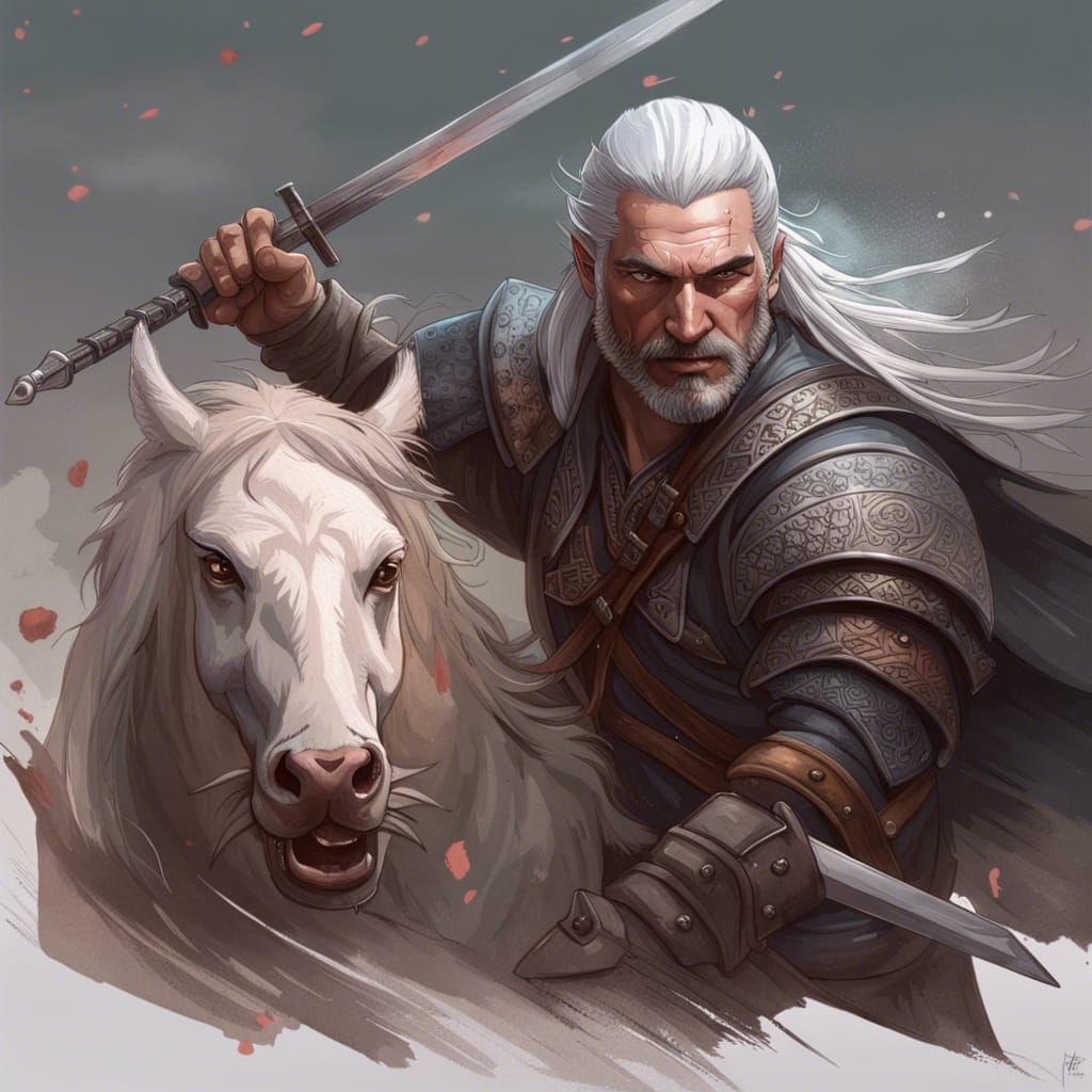 Geralt of Rivia - AI Generated Artwork - NightCafe Creator