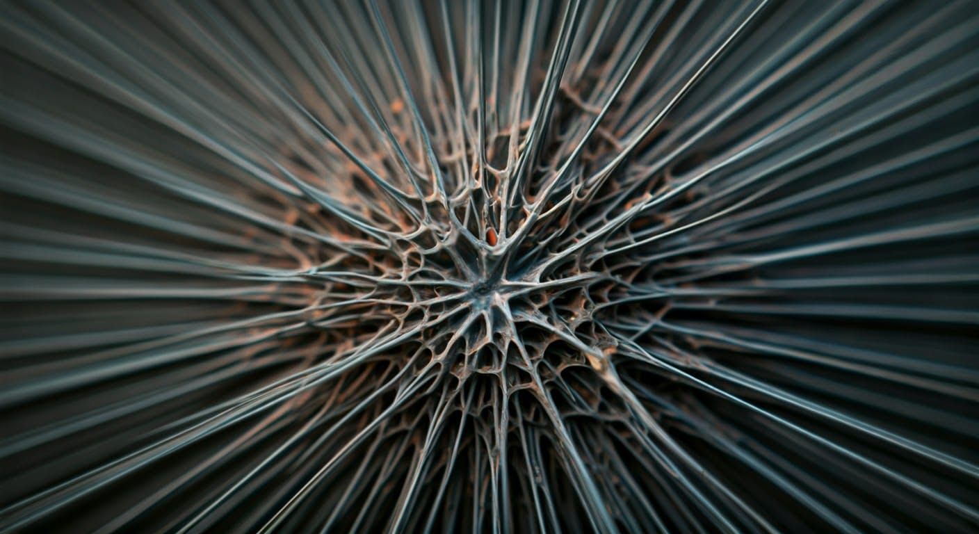 Explosive Ceramic Crazing Plethoric Polymer Fibrils