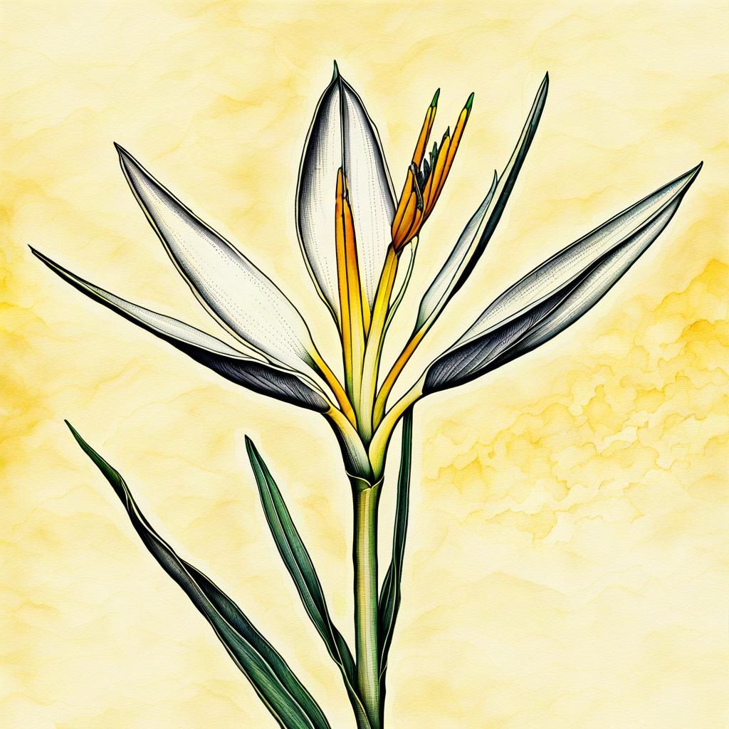 Strelitzia - AI Generated Artwork - NightCafe Creator
