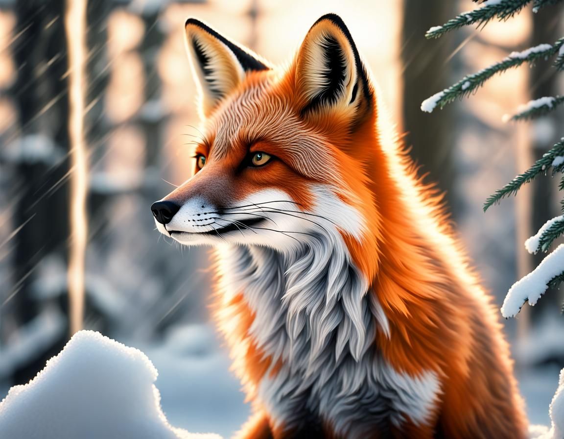 Fox - AI Generated Artwork - NightCafe Creator