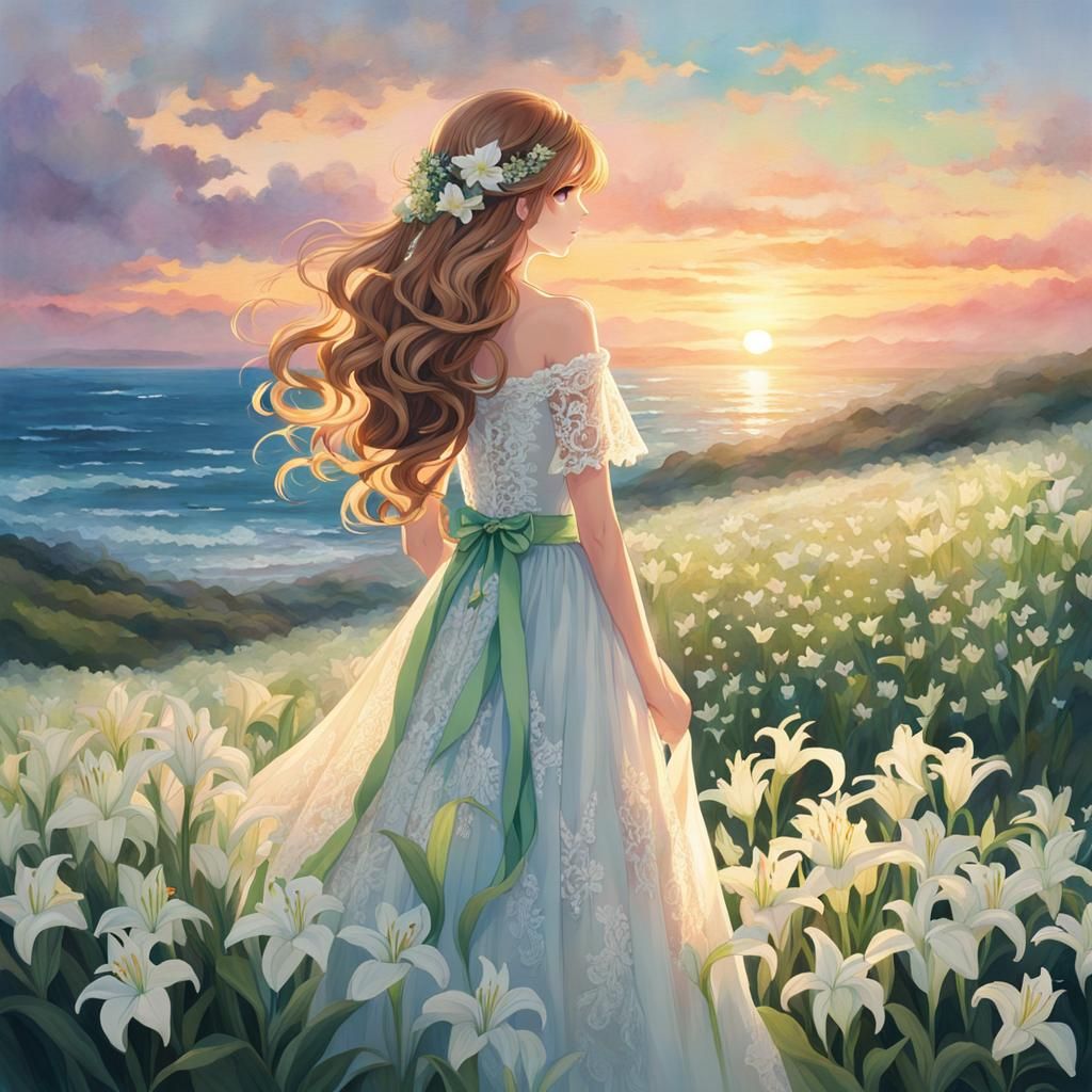 Miracle of the sea at sunset - AI Generated Artwork - NightCafe Creator