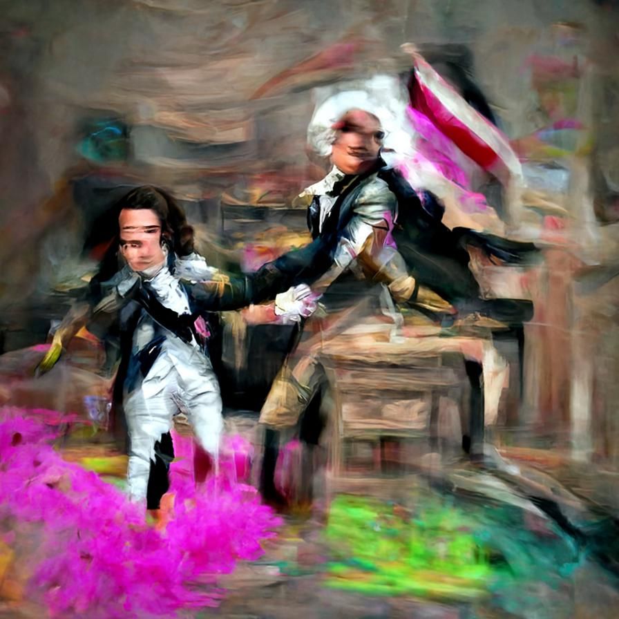 Alexander Hamilton and John Laurens - AI Generated Artwork - NightCafe ...