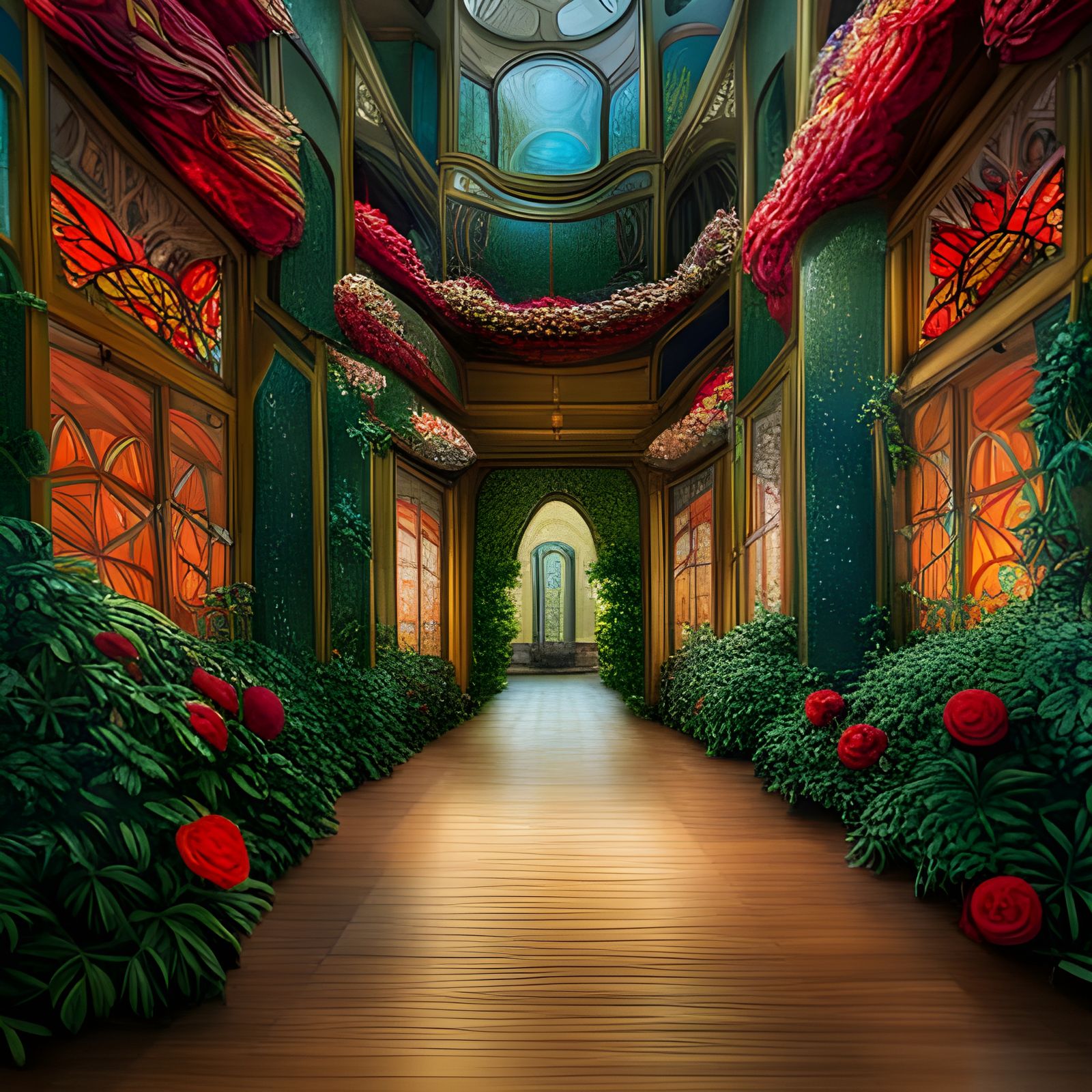 Lobby of a Magical fairy hotel - AI Generated Artwork - NightCafe Creator
