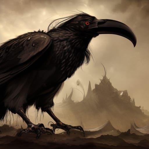 the King of Evil Crows - AI Generated Artwork - NightCafe Creator