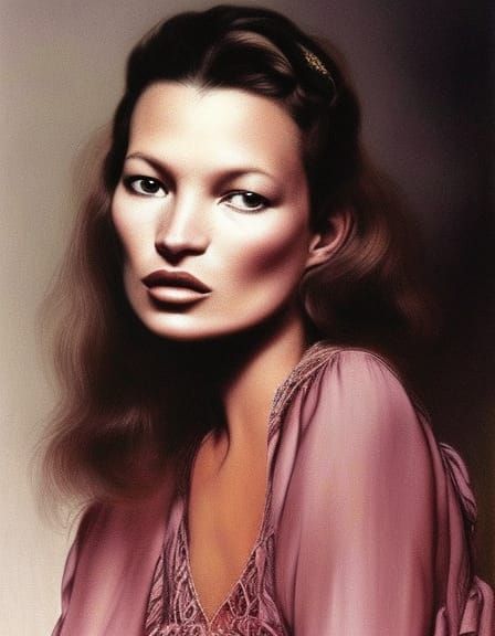 Kate Moss - AI Generated Artwork - NightCafe Creator