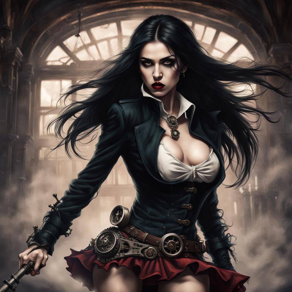 Vampire attacks - AI Generated Artwork - NightCafe Creator