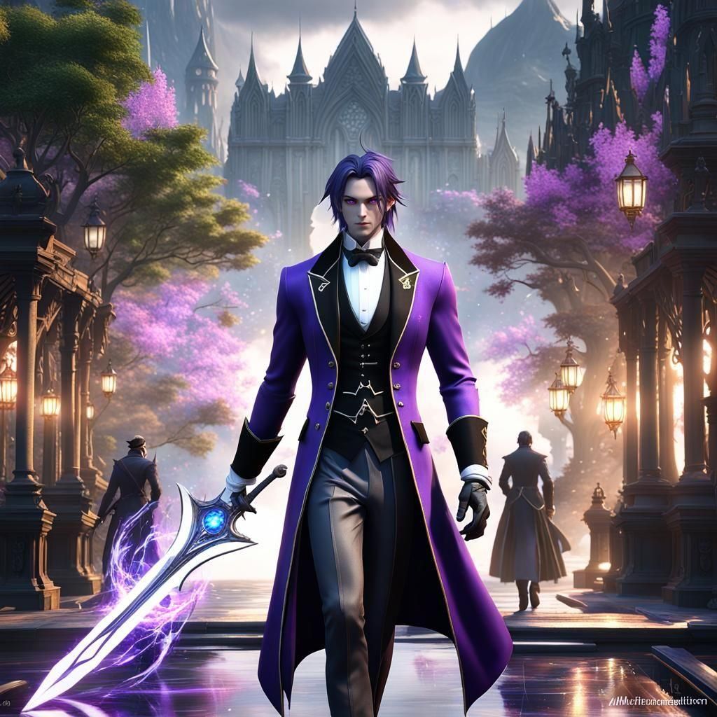 High fantasy Victorian age: young butler fused with elvish rogue ...