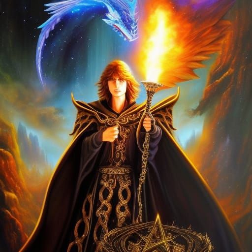 Merlin the Magician - AI Generated Artwork - NightCafe Creator