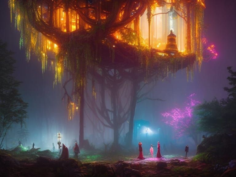 Artgerm, WLOP, Greg Rutkowski; Insanely detailed photograph of a Dark ...