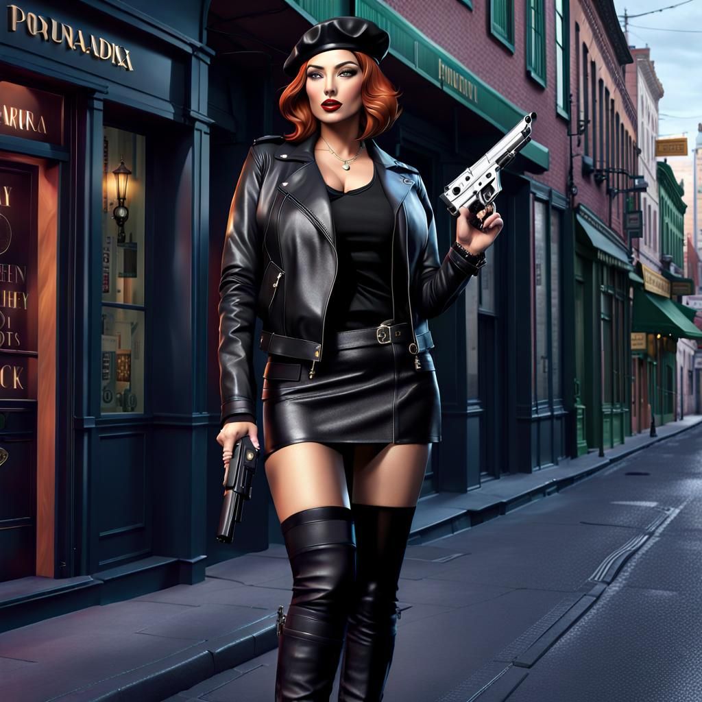 Female Spy Character - AI Generated Artwork - NightCafe Creator