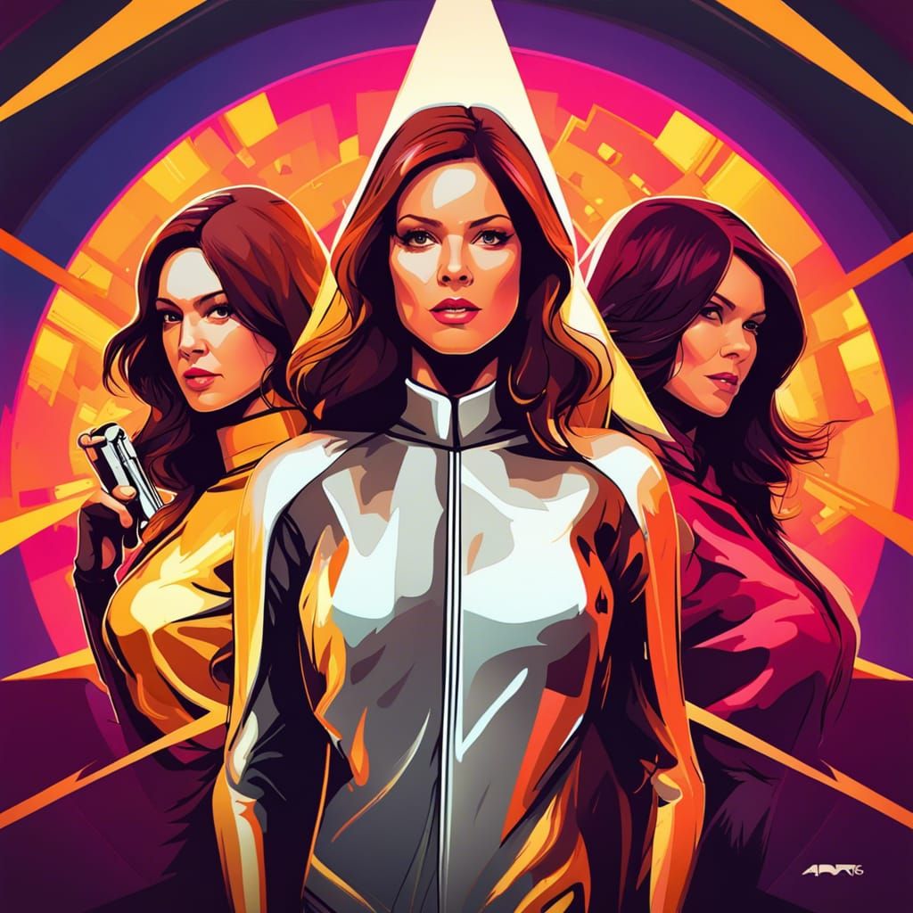 charlies angels - AI Generated Artwork - NightCafe Creator