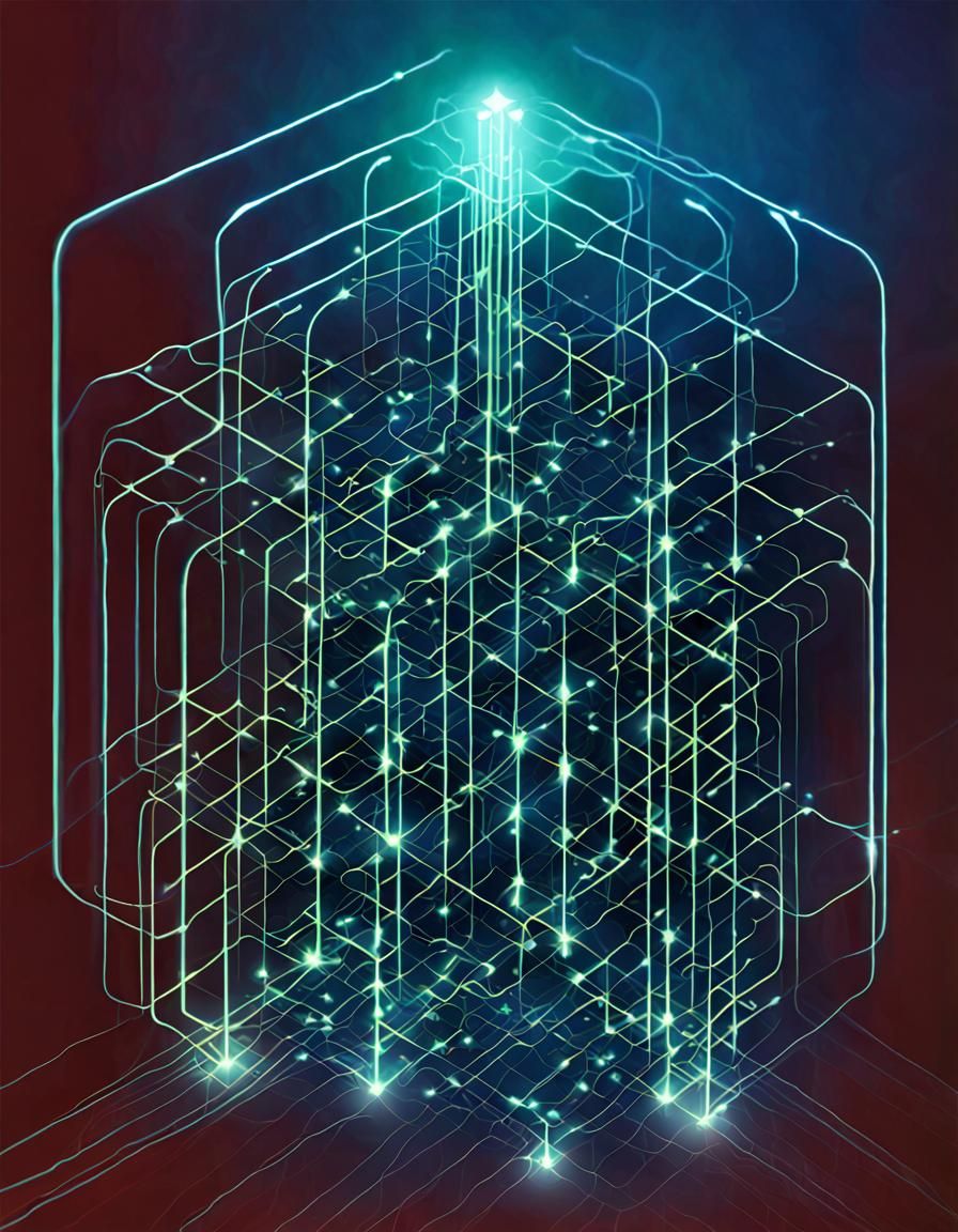 Luminescent memory network - AI Generated Artwork - NightCafe Creator