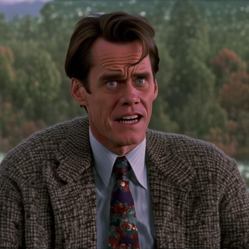 Jim Carrier expression - AI Generated Artwork - NightCafe Creator