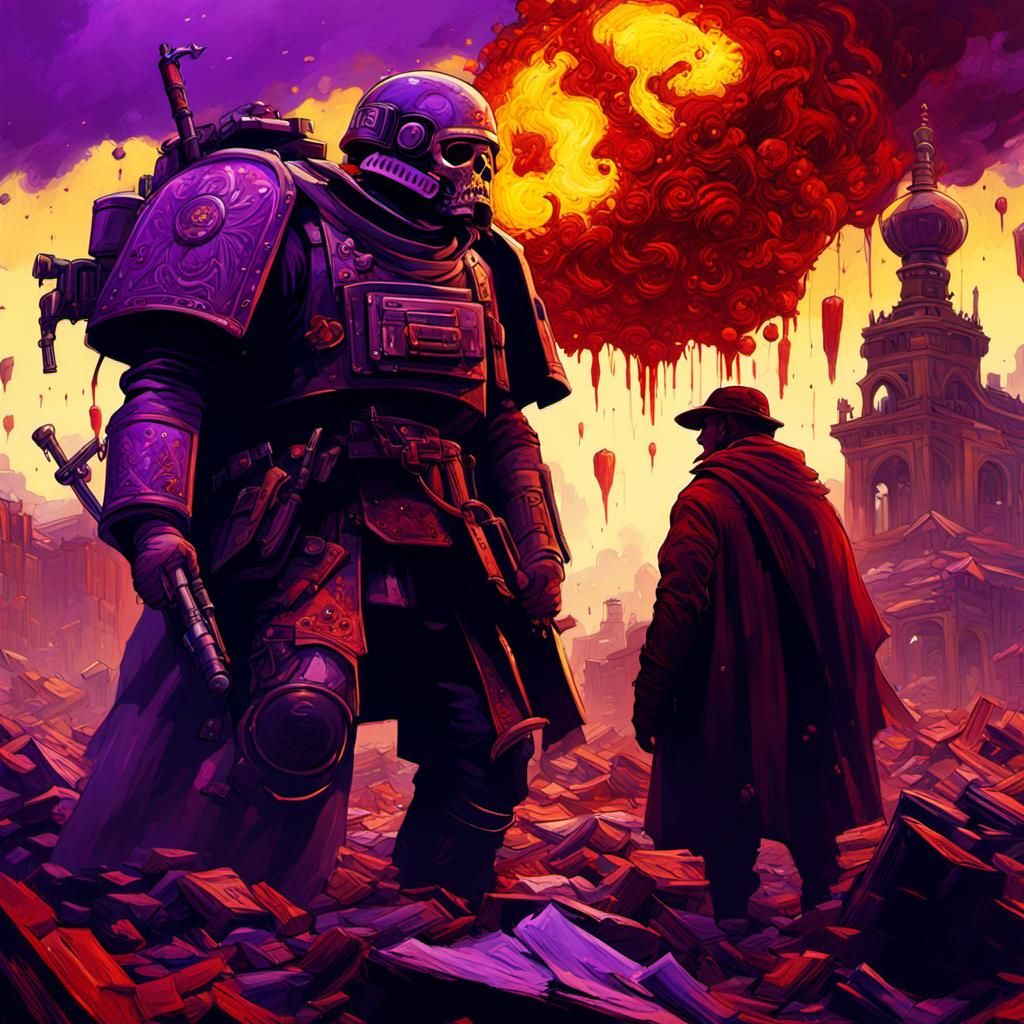 The Spoiler War - AI Generated Artwork - NightCafe Creator