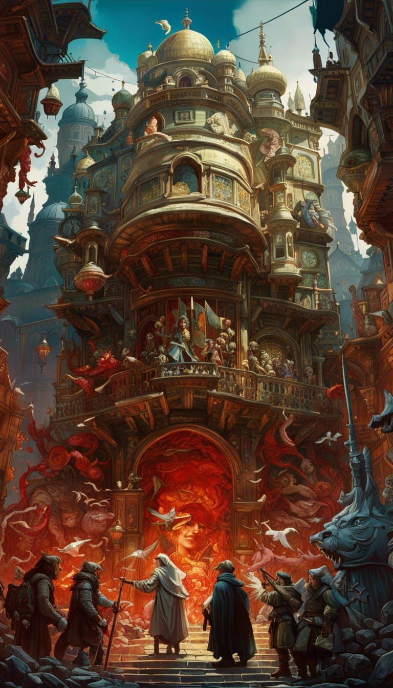 Temple of Doom - AI Generated Artwork - NightCafe Creator