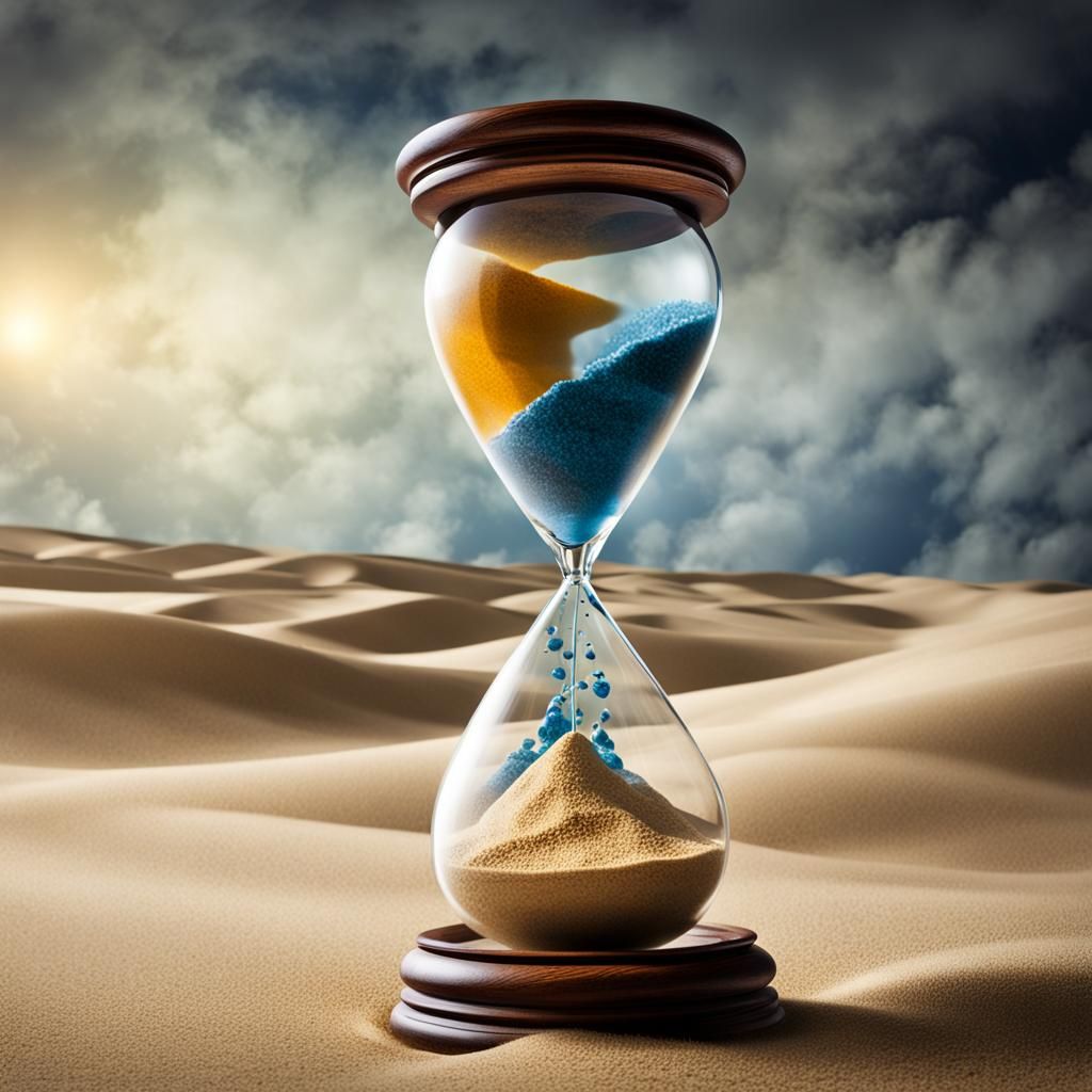 A photo of the illusion of time, a concept that challenges our ...