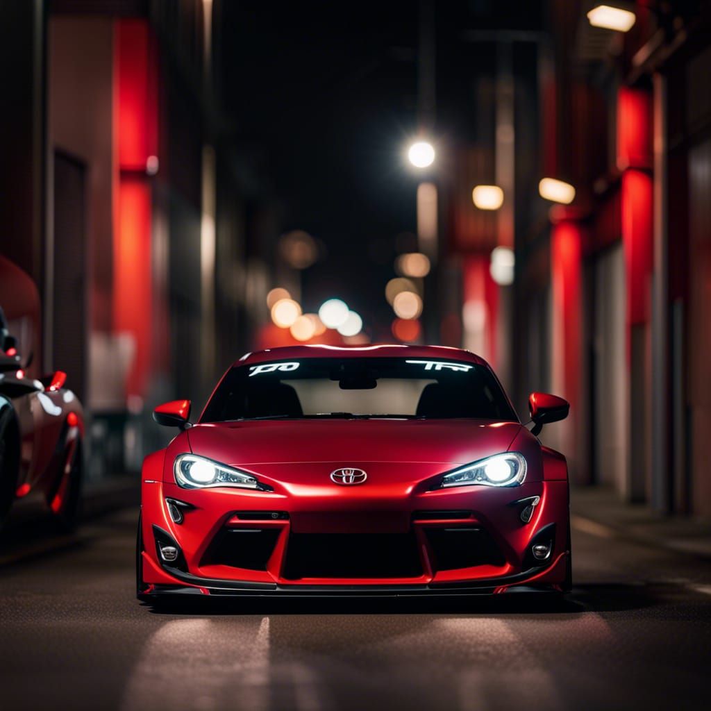 GT3 build Toyota GR86 in red - AI Generated Artwork - NightCafe Creator