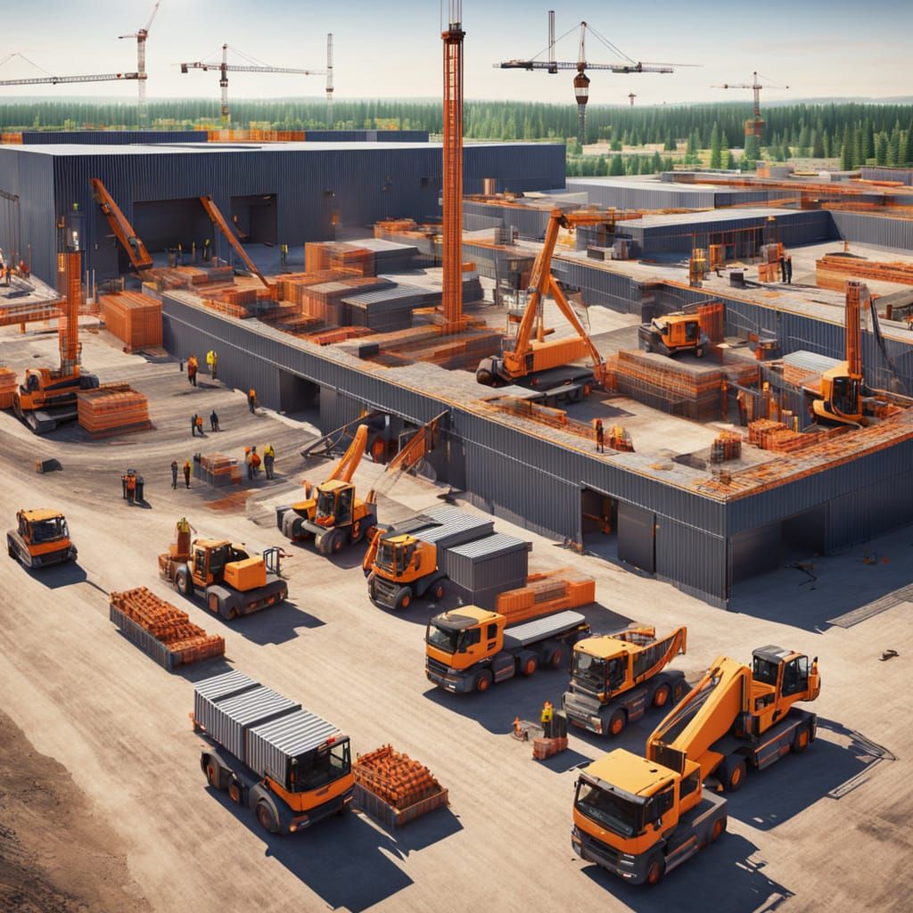 Construction Zone In My Town Model Project