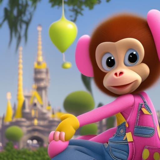 Sus monkey - AI Generated Artwork - NightCafe Creator