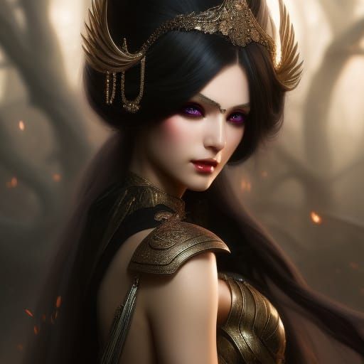 Artgerm, WLOP, Greg Rutkowski; Peitho, goddess of persuasion and charm ...