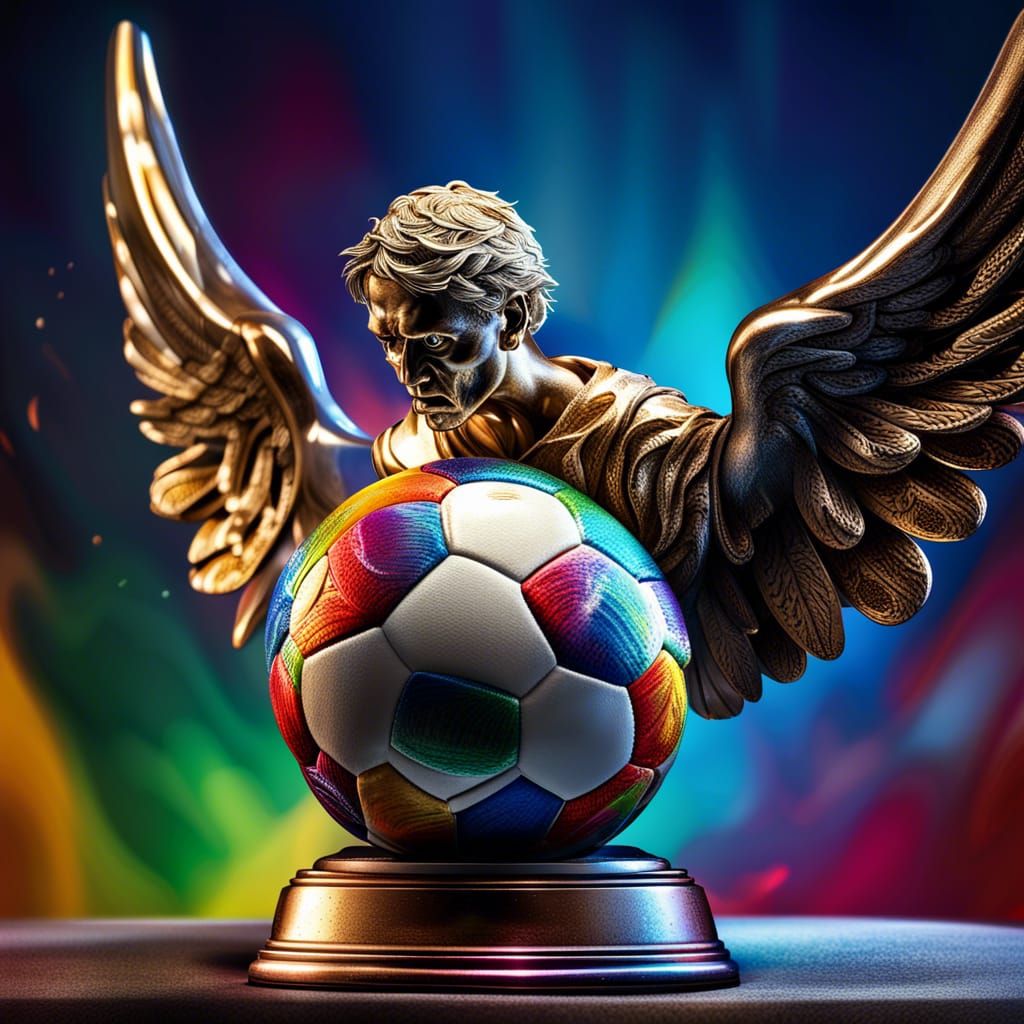 football Trophy - AI Generated Artwork - NightCafe Creator