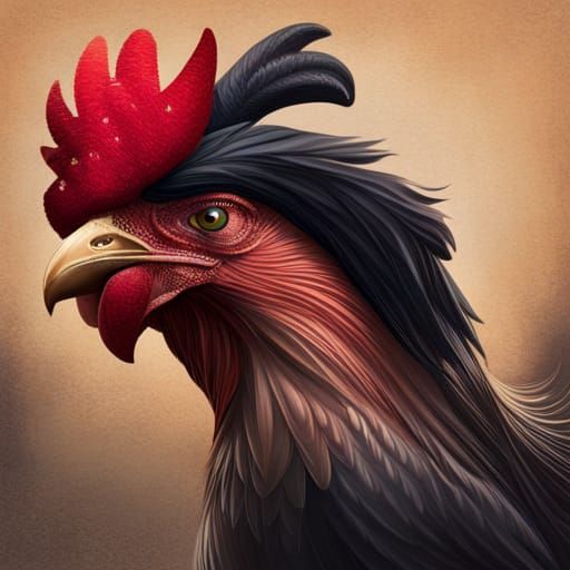 Ross the rooster - AI Generated Artwork - NightCafe Creator