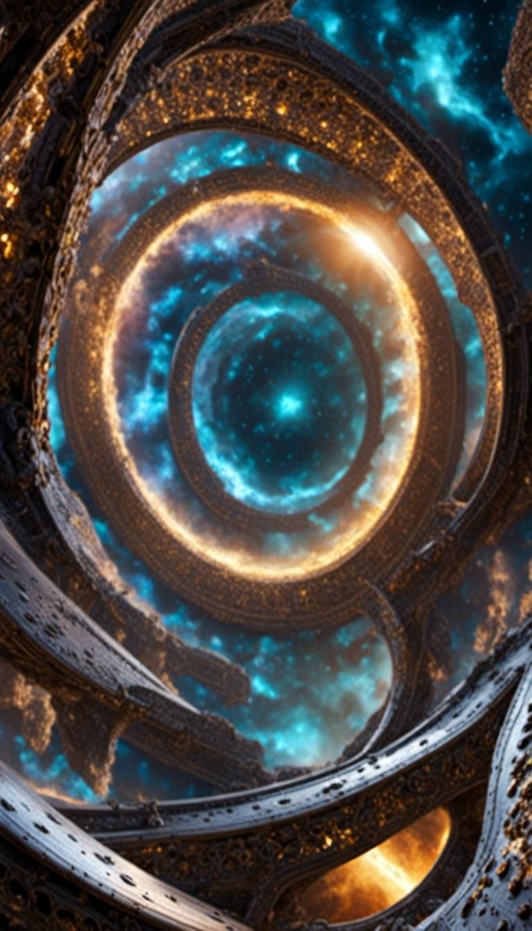 Alien Spiral World - AI Generated Artwork - NightCafe Creator