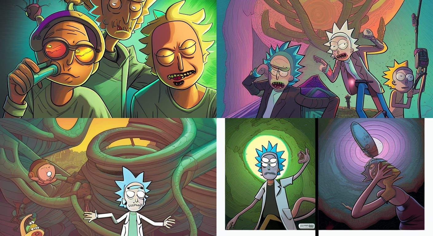 rick and morty Mark Brooks and Dan Mumford, comic book art, perfect ...