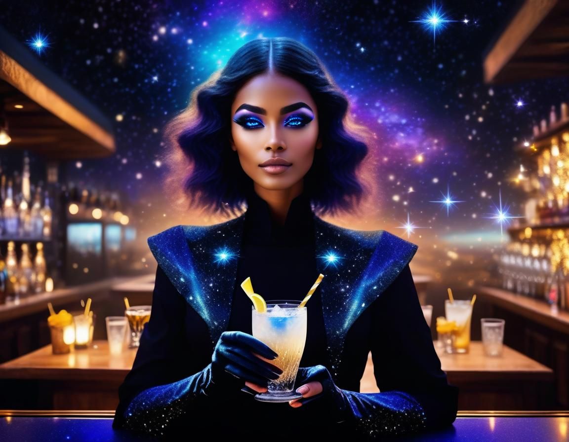 The Stellar Bar - AI Generated Artwork - NightCafe Creator