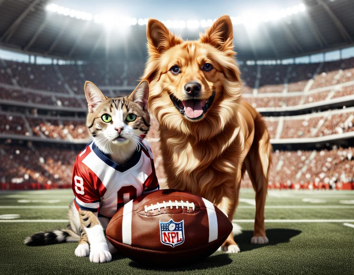 Pet NFL - AI Generated Artwork - NightCafe Creator