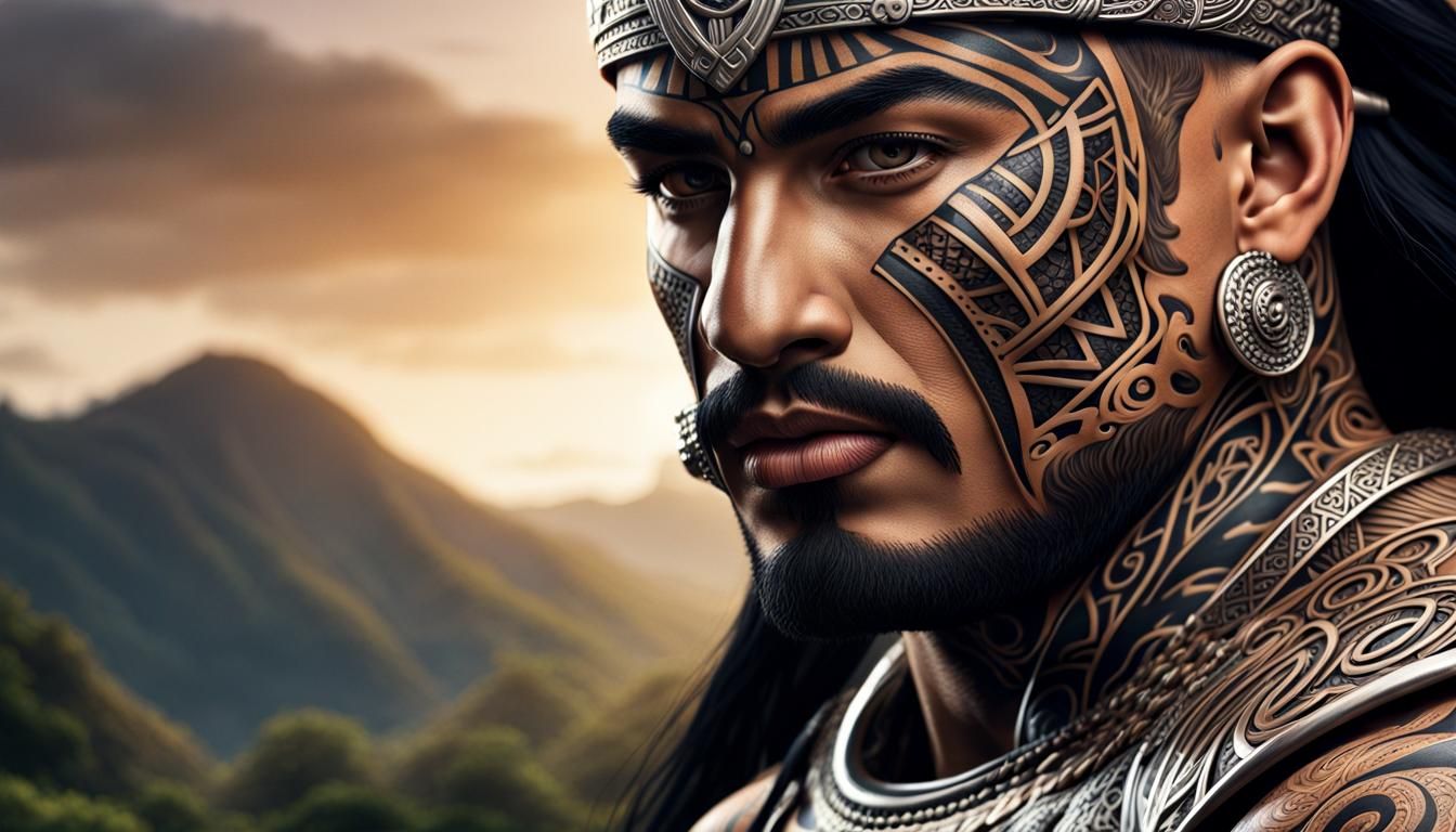 Tribal Warrior - AI Generated Artwork - NightCafe Creator