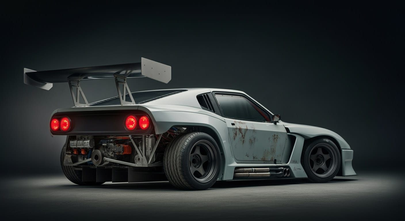 Rebellious British Concept Car Speed Demon in Cybe... - AI Art