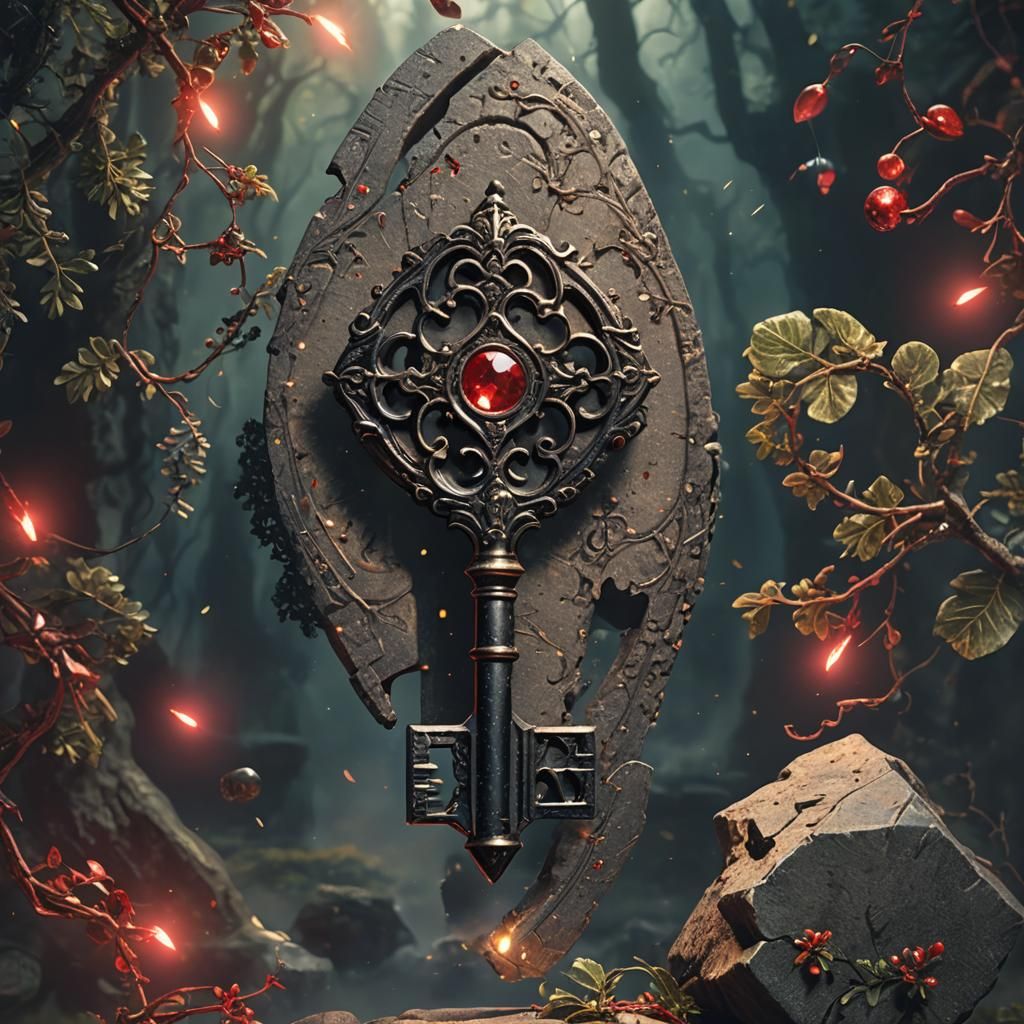 Mystical key - AI Generated Artwork - NightCafe Creator