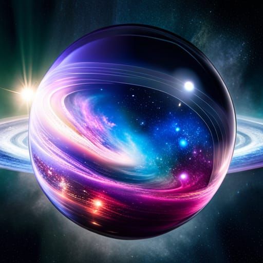 Galaxy Orb - AI Generated Artwork - NightCafe Creator