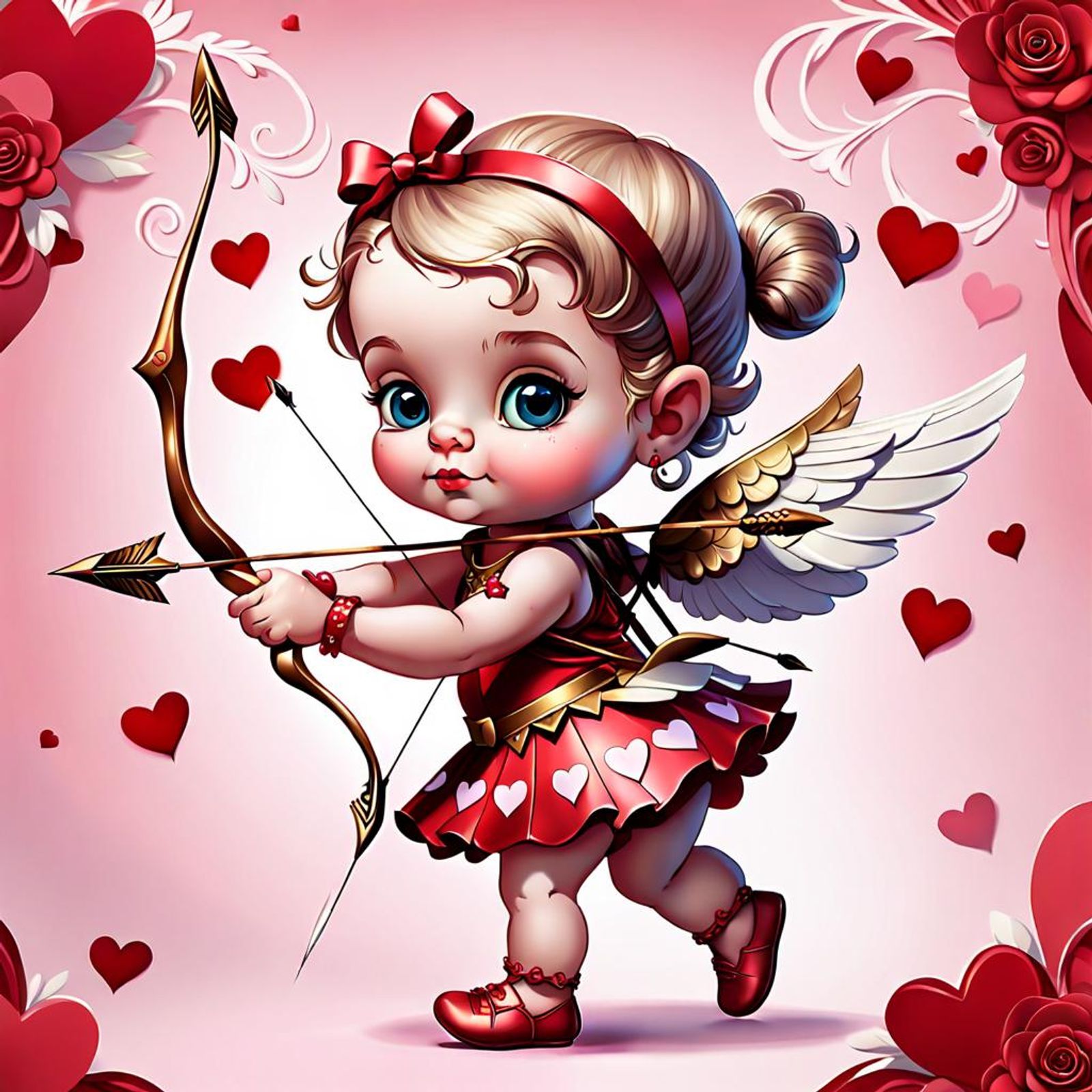 Valentine Cupid - AI Generated Artwork - NightCafe Creator