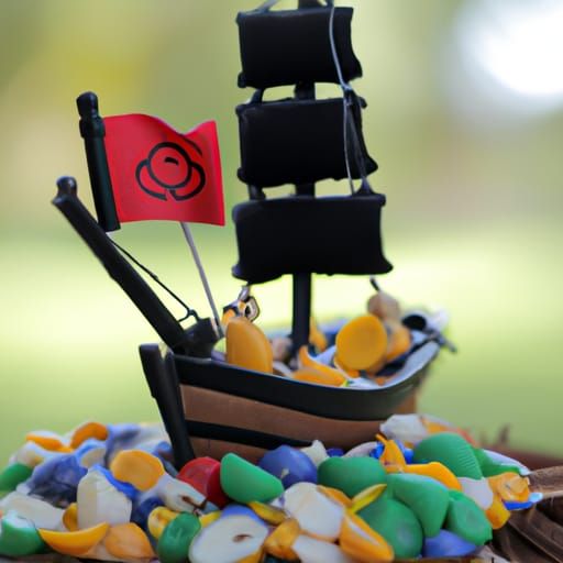 Pirate Ship Candy - AI Generated Artwork - NightCafe Creator