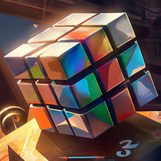 Rubik's Cube - AI Generated Artwork - NightCafe Creator