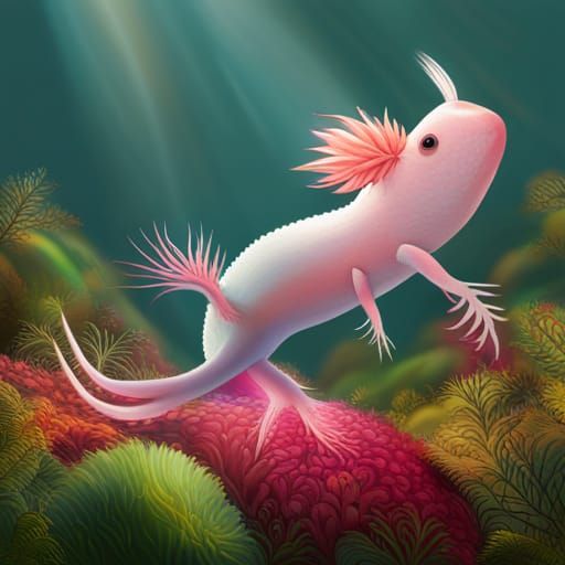 axolotl - AI Generated Artwork - NightCafe Creator