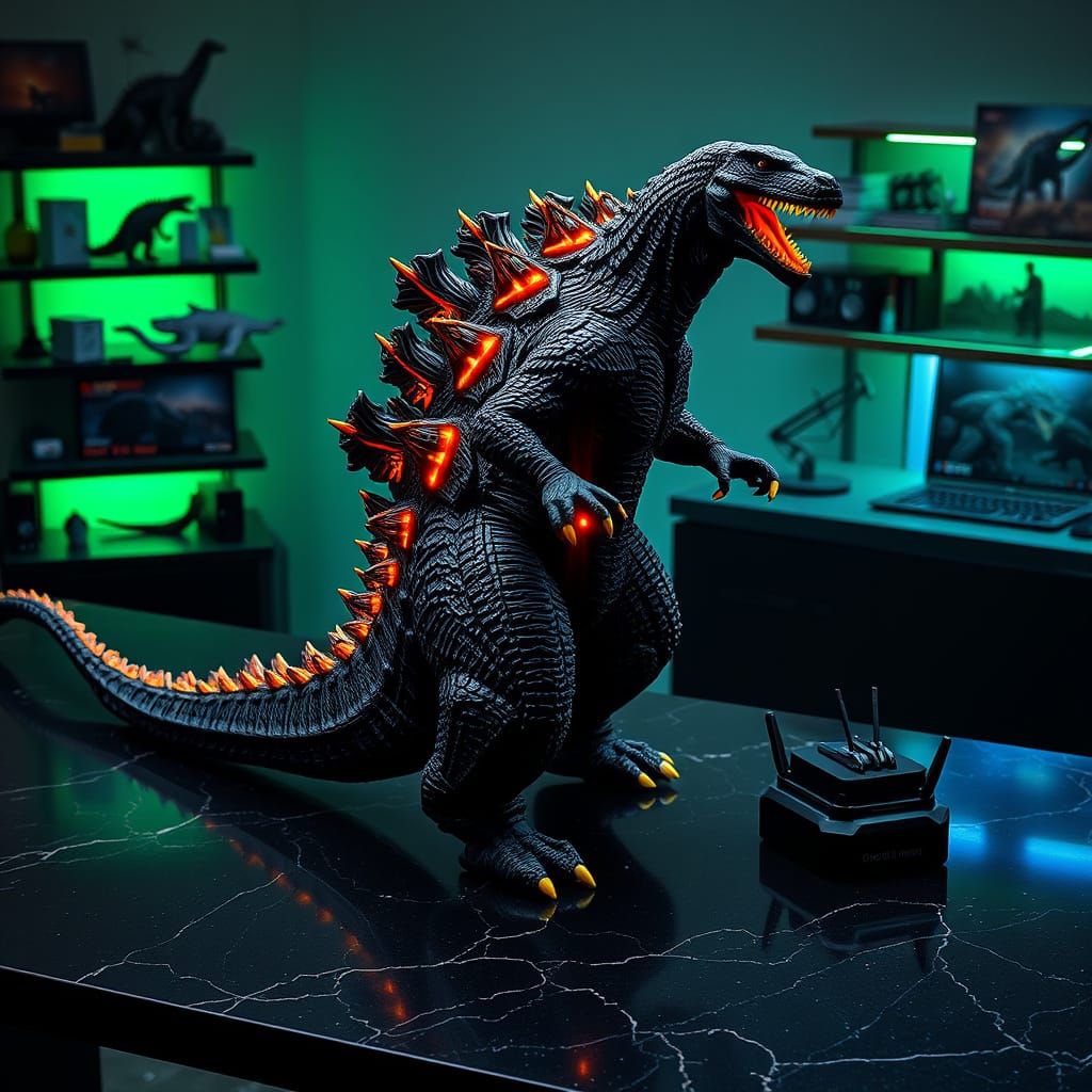 1/35 Godzilla plastic model - Futuristic Modeler's Workshop ...