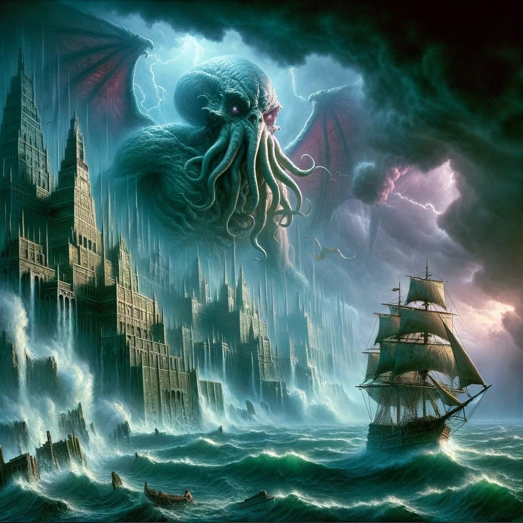 Great Cthulhu Dreams 3 - AI Generated Artwork - NightCafe Creator