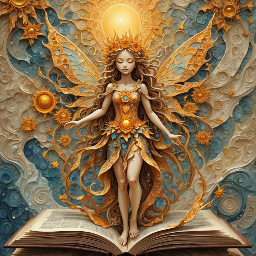 Sun Fairy - AI Generated Artwork - NightCafe Creator