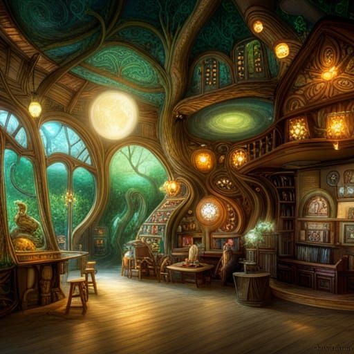 Night's Café - AI Generated Artwork - NightCafe Creator