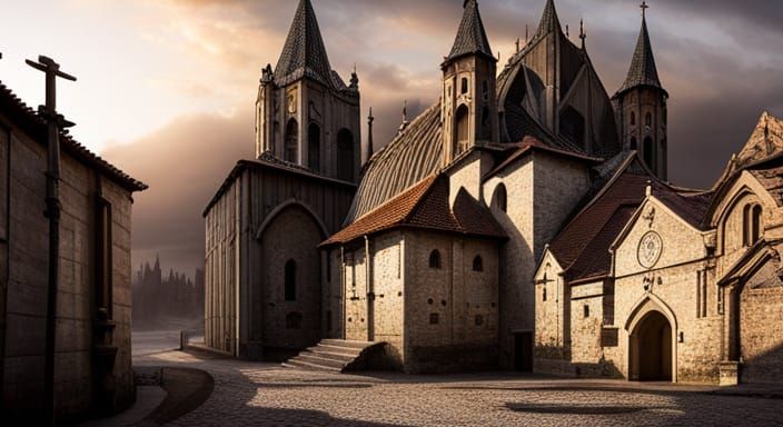 Wallachian Church - AI Generated Artwork - NightCafe Creator