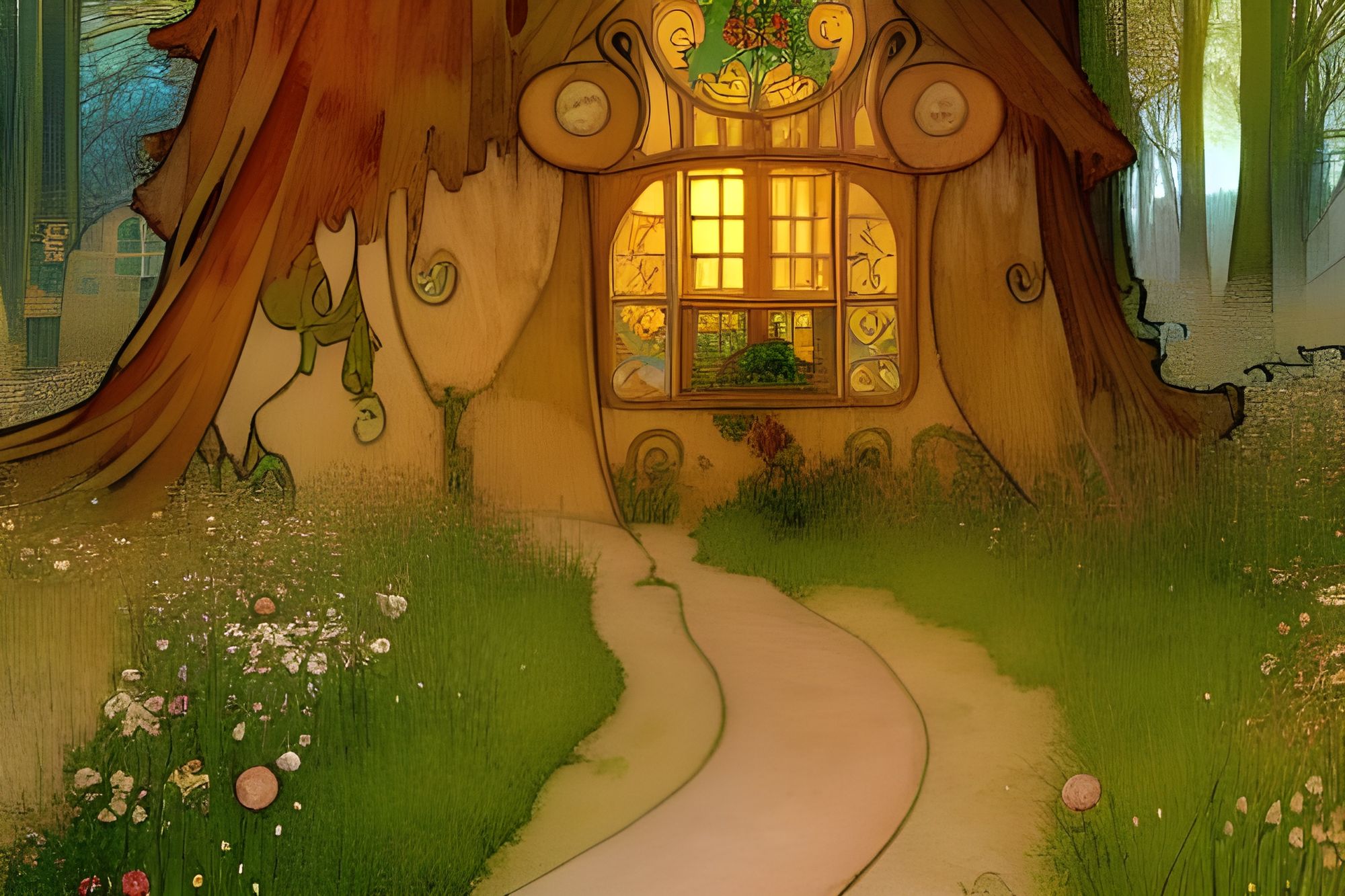 Autumn Gingerbread House : r/nightcafe