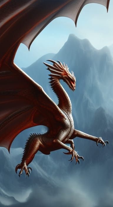 Blonde female riding on a winged dragon - AI Generated Artwork ...