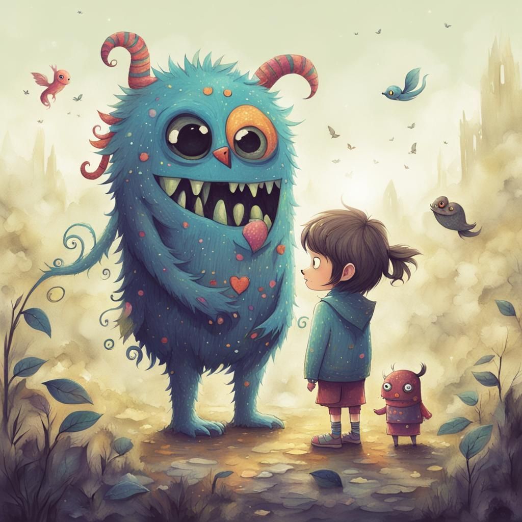 Imperfect Monster Friends - AI Generated Artwork - NightCafe Creator